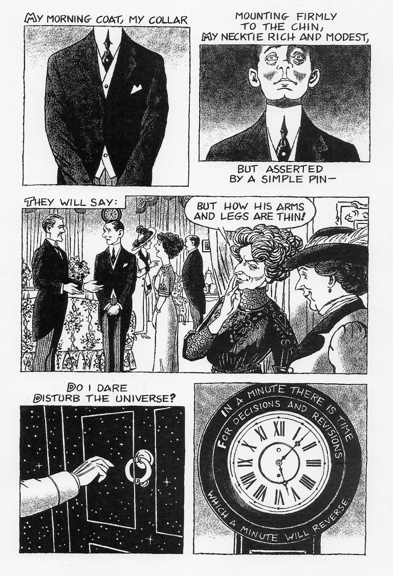 The Love Song of J. Alfred Prufrock by T.S. Eliot | julian peters comics