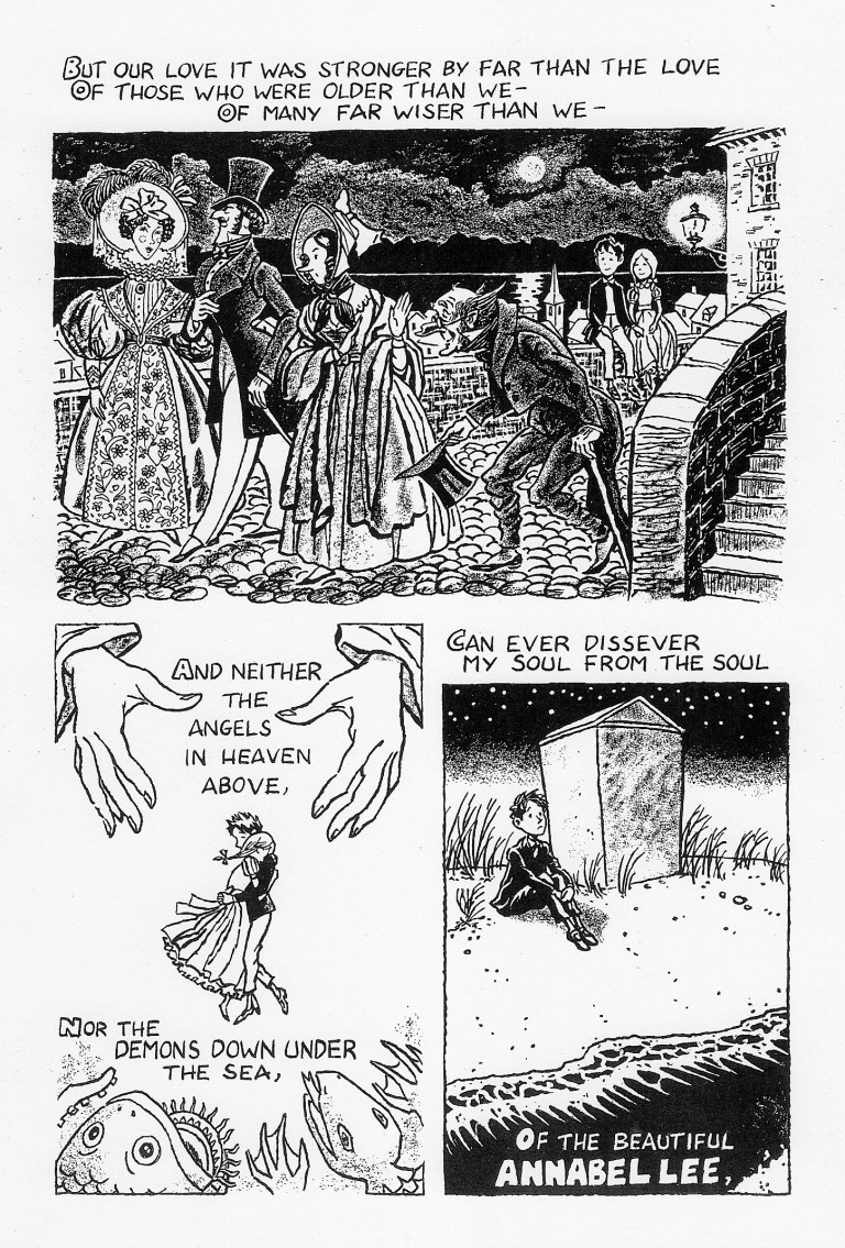 Annabel Lee by Edgar Allan Poe | julian peters comics