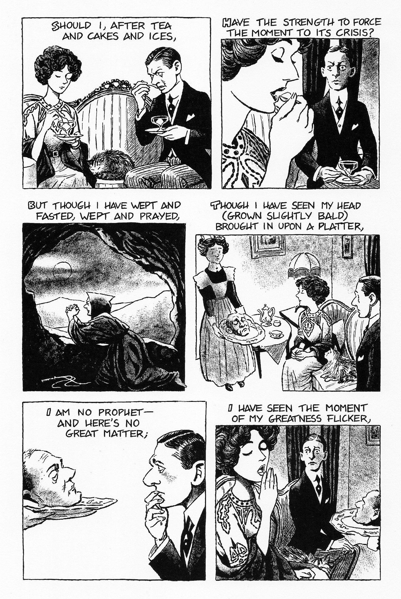 The Love Song of J. Alfred Prufrock by T.S. Eliot | julian peters comics