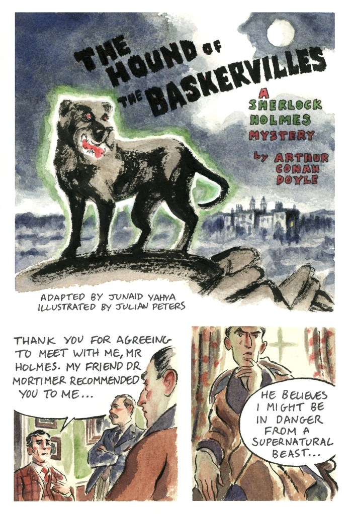 “The Hound of the Baskervilles” | julian peters comics